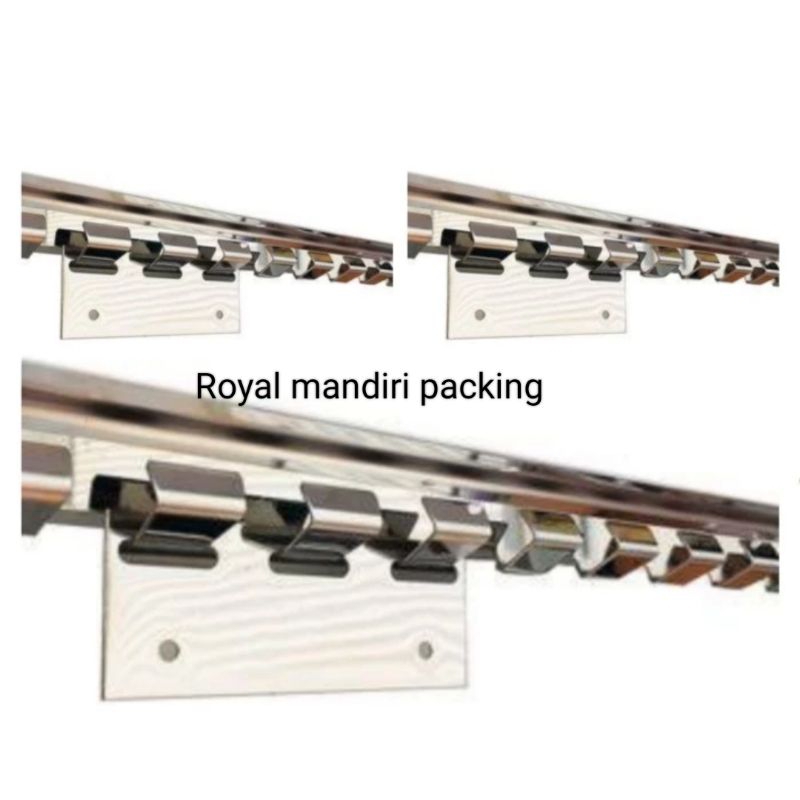 Jual Hanger Bracket Galvanis 1m 1Set (untuk lebar PVC 20cm)-Galvanis ...