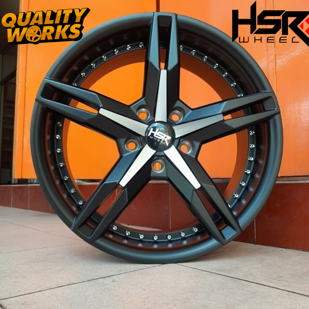 Jual Velg Mobil Hsr R17 Lubang baut 5 Pelek Hsr Keunikai Ring 17 Lebar ...
