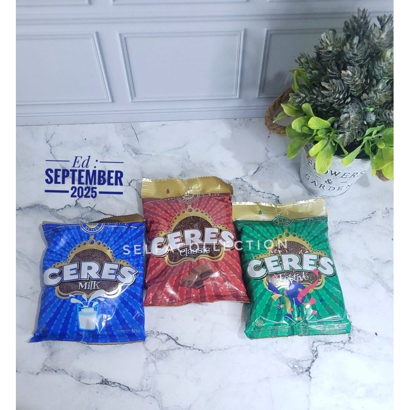 Jual Meses Ceres 225gr 200 Gram Hagelslag Meses Coklat Milk Classic ...