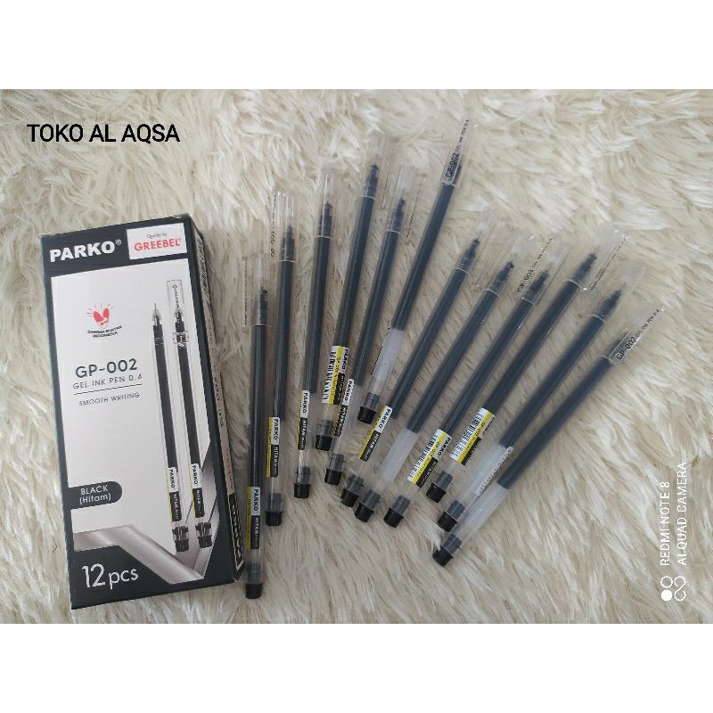 Jual Bolpoin//Pulpen//Bolpen Parko Gp 002 Hitam Greebel ( 1pcs ...