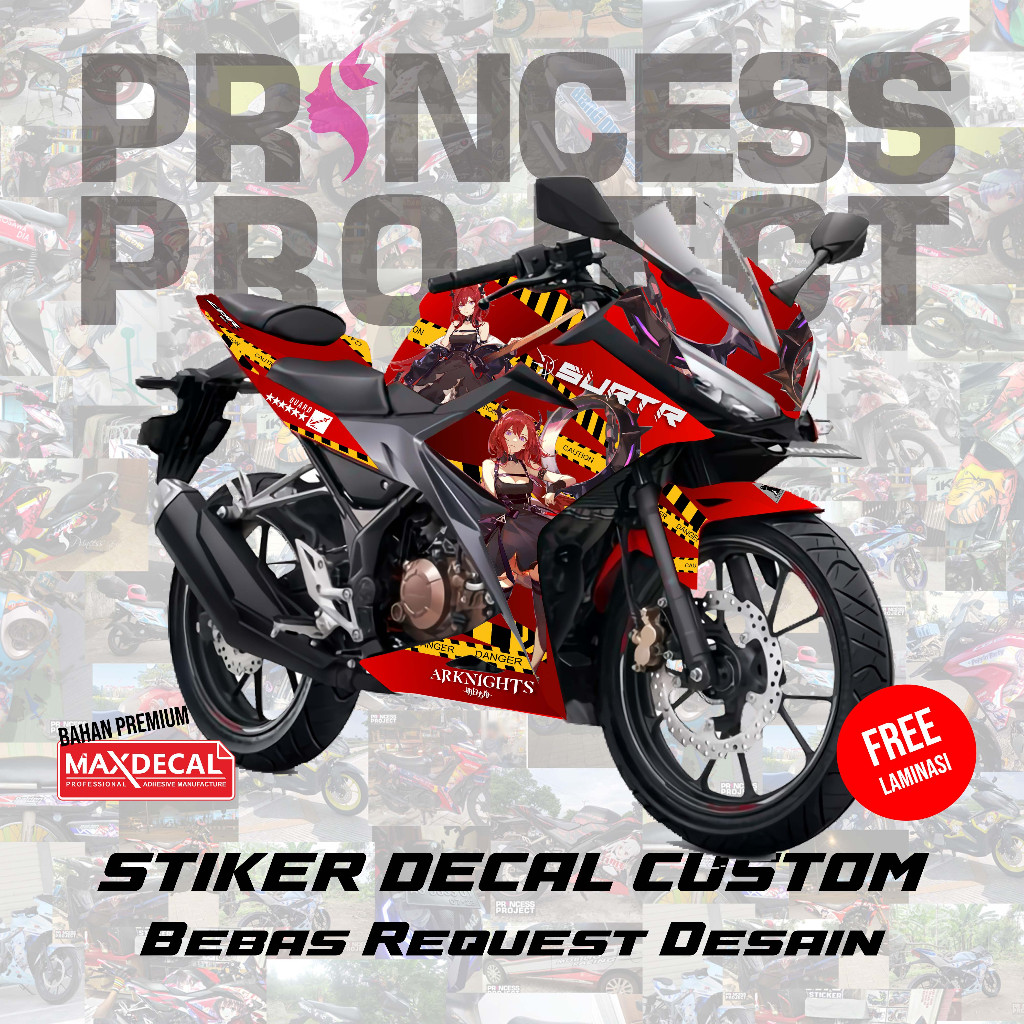 Jual Stiker Decal Motor Custom Untuk Semua Jenis Motor (Pre Order ...