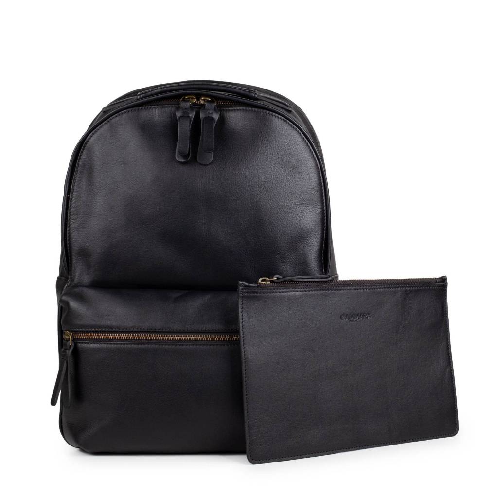 Jual Sanrego (Black NP) Backpack Genuine Leather Kulit Asli - Gammara ...