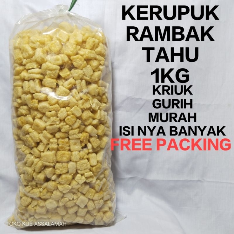 Jual Kerupuk Dadu 1Kg / Kerupuk Rambak Kerupuk Tahu | Shopee Indonesia