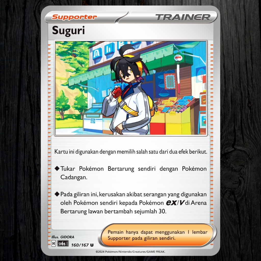 Jual Suguri regH sv6s Topeng Transfigurasi - Kartu Pokemon SUPPORTER ( TRAINER ) TCG Indonesia ...