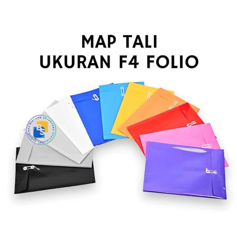 Jual Map Tali Plastik F4 | Tempat Dokumen | Folder Map | Shopee Indonesia