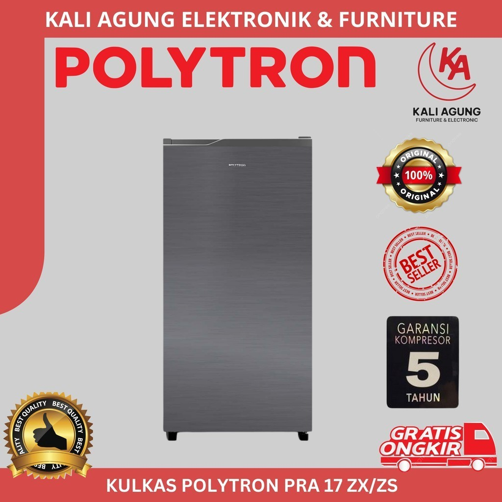 Jual KULKAS POLYTRON 1 PINTU / PRA 17 ZS / GRATIS PENGIRIMAN | Shopee ...