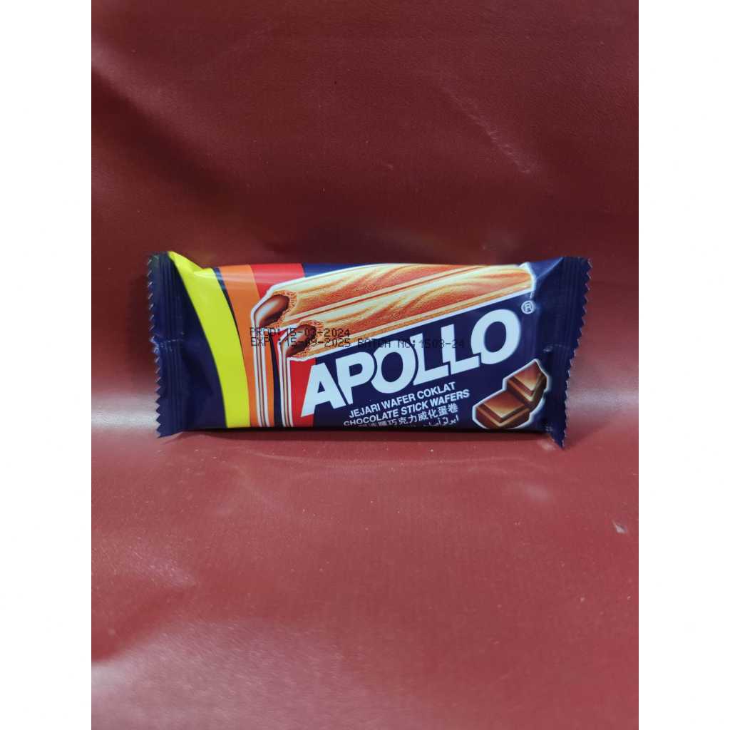 Jual Apollo Stick Wafer Chocolate 11G | Shopee Indonesia
