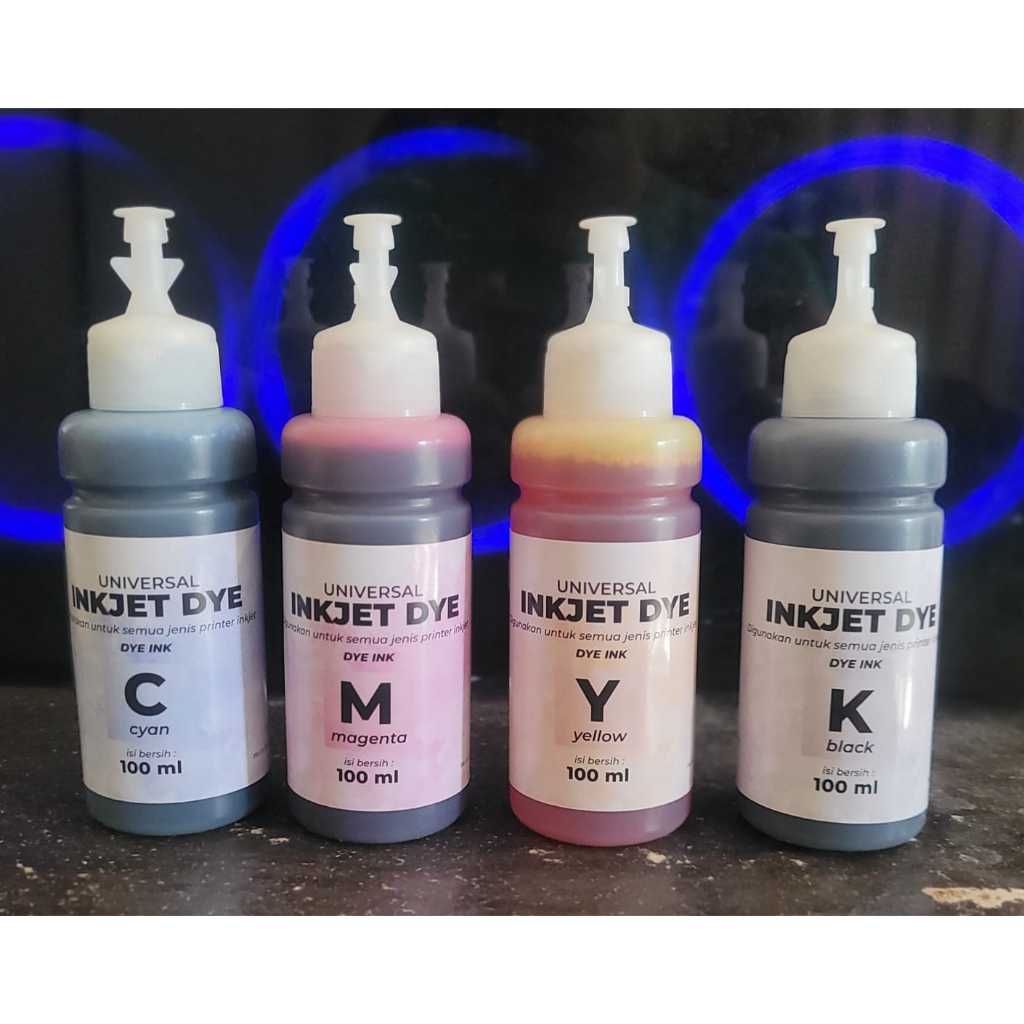 Jual Tinta Refill Infus Printer Canon HP Epson 100 ml - Dye Ink Isi ...