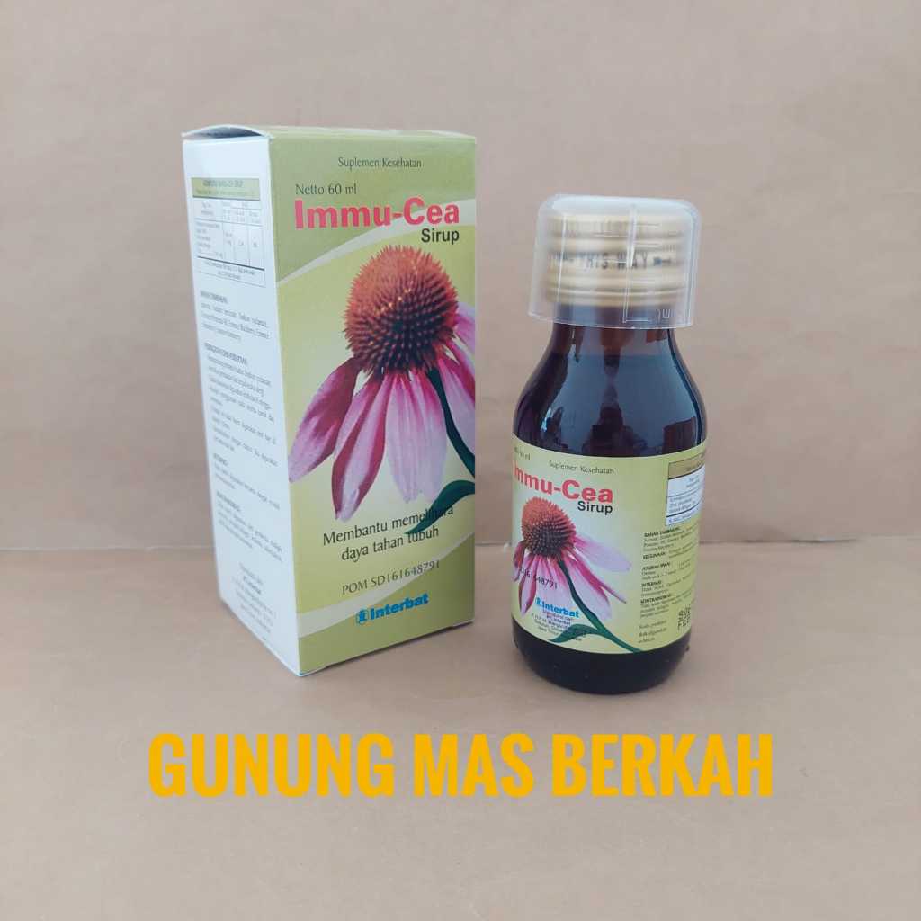 Jual IMMUCEA SIRUP 60 ML IMMU-CEA immucea immu cea Syrup 60 ML ...