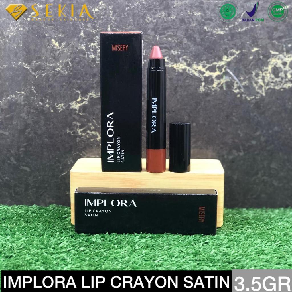 Jual IMPLORA LIP CRAYON SATIN 100% ORIGINAL / IMPLORA LIPSTICK ...
