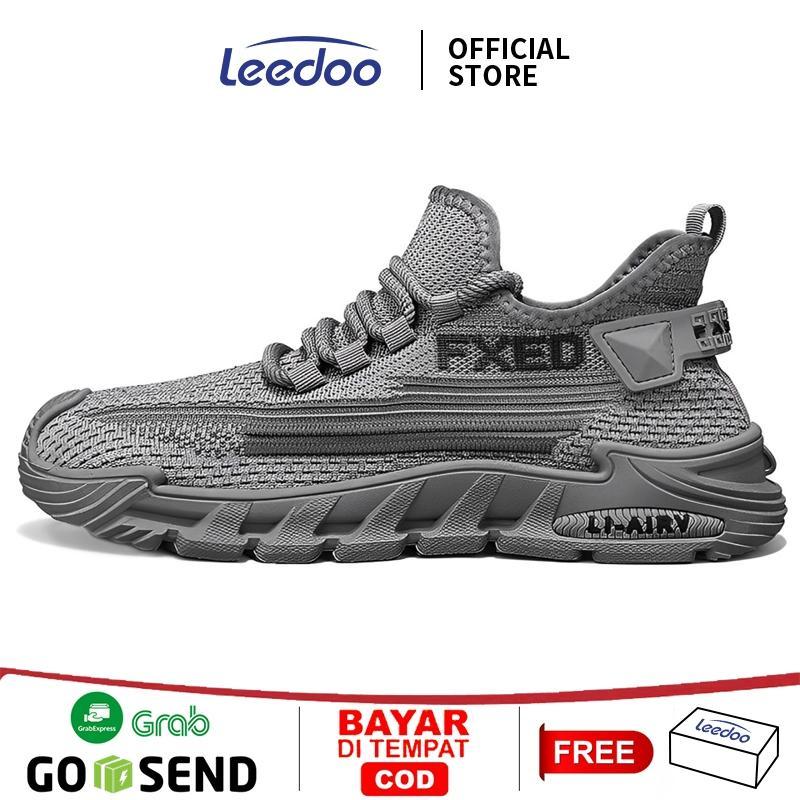 Jual Leedoo Sepatu Sneakers CasualSepatu Lari Jogging Cowok Sepatu Kerja Formal Kekinian MR176 ...