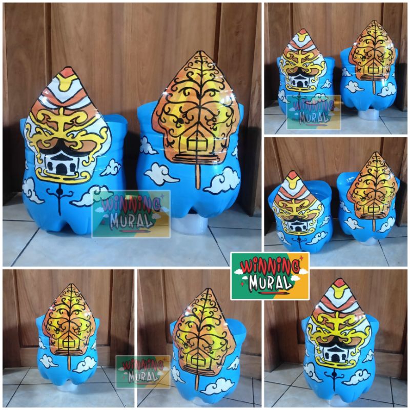 Jual Pot le mineral / Pot galon le mineral/ pot galon/prakarya pot ...