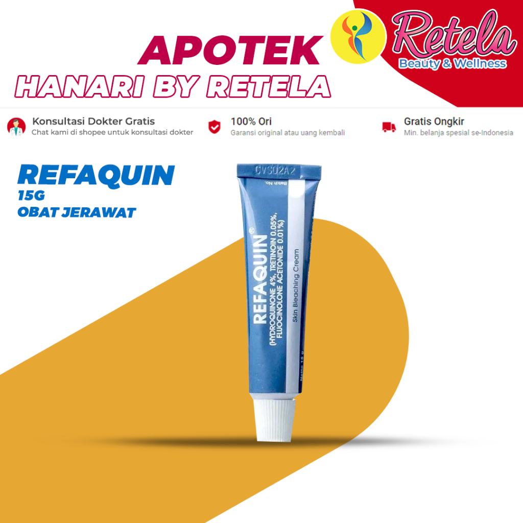 Jual REFAQUIN CREAM 15G 1X1`S | Shopee Indonesia