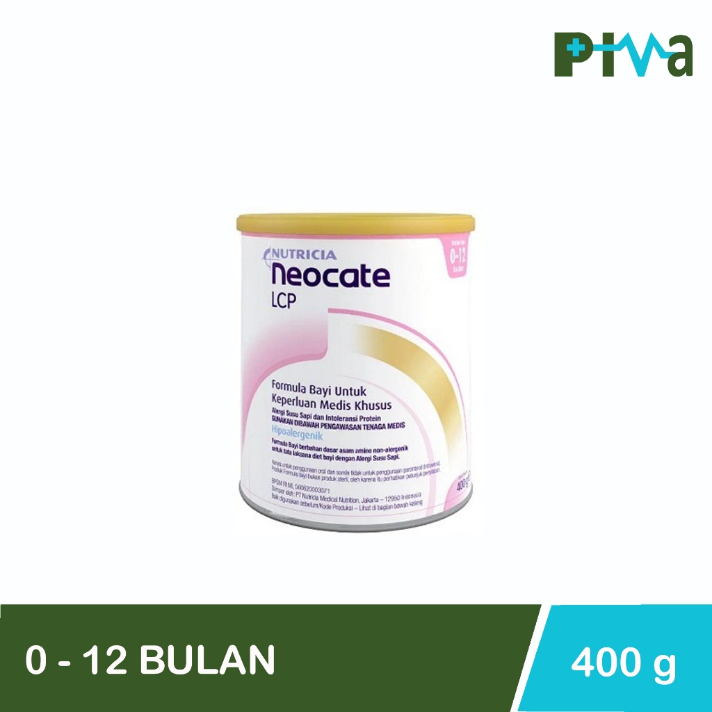 Jual NEOCATE LCP UPGRADED 400GR SUSU FORMULA ALERGI 0-12 BULAN | Shopee ...
