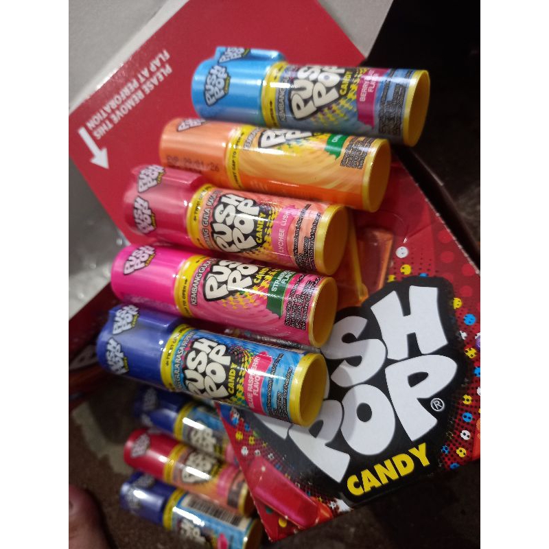 Jual PUSH POP CANDY 1 BOX ISI 24 | Shopee Indonesia
