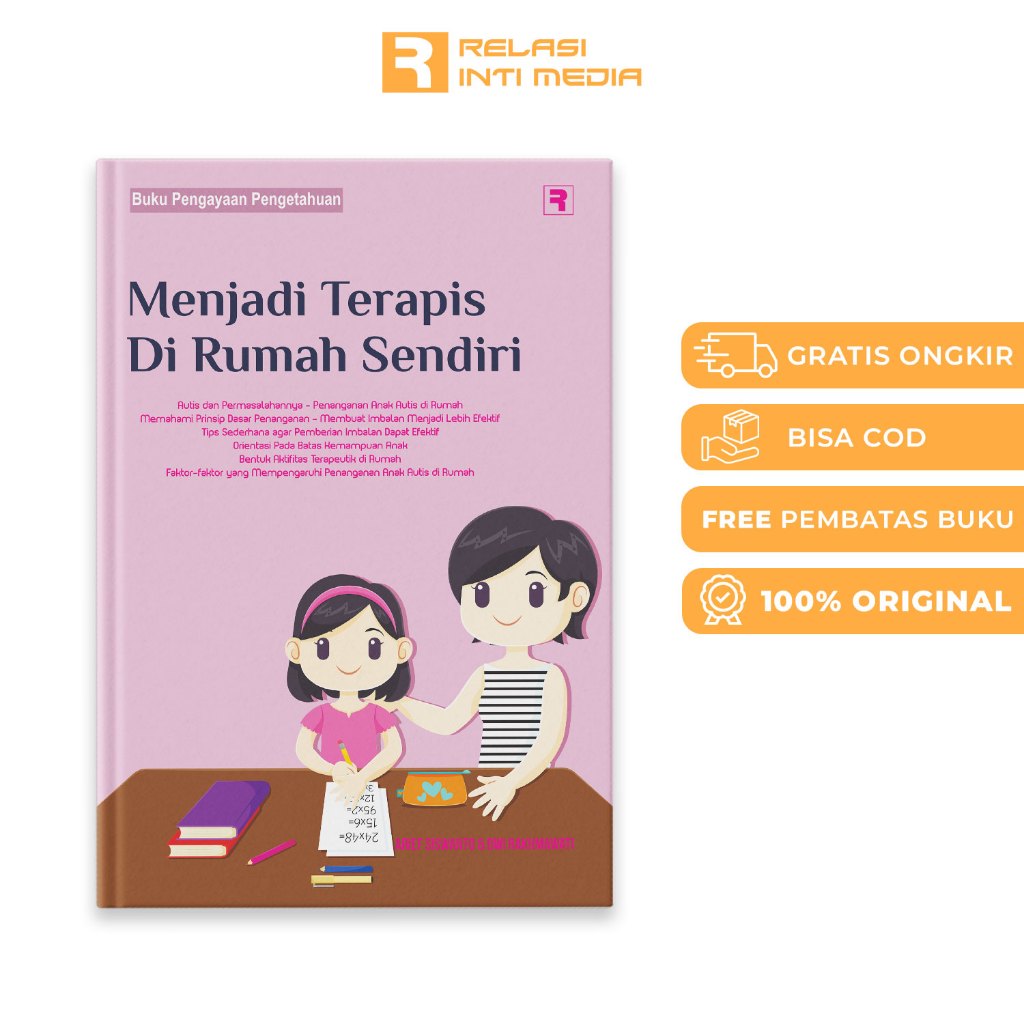 Jual Buku MENJADI TERAPIS DI RUMAH SENDIRI - Buku Terapi Anak Autis ...