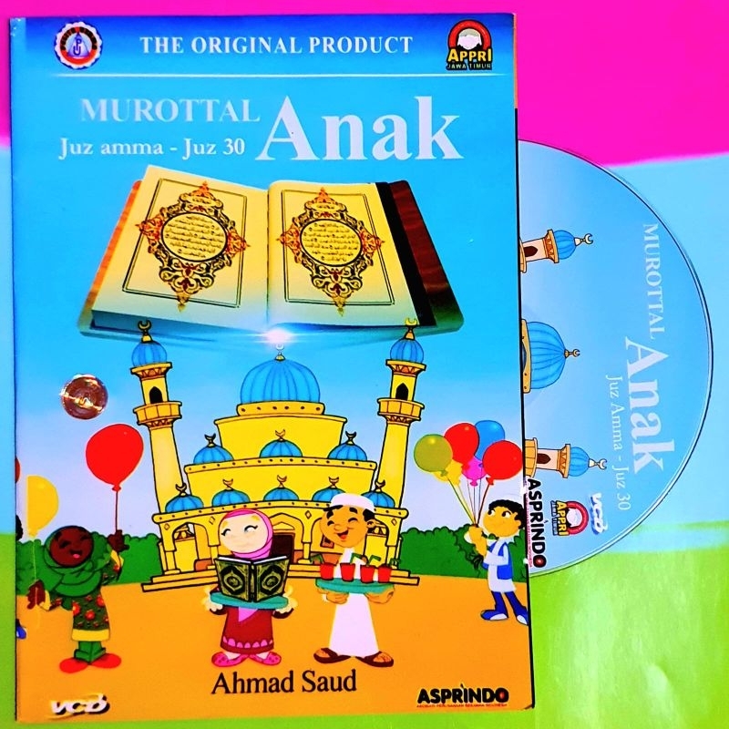 Jual KASET VCD ANAK NGAJI MUROTTAL-VCD EDUKASI ANAK MUSLIM BELAJAR NGAJI ALQURAN MUROTAL ANAK ...
