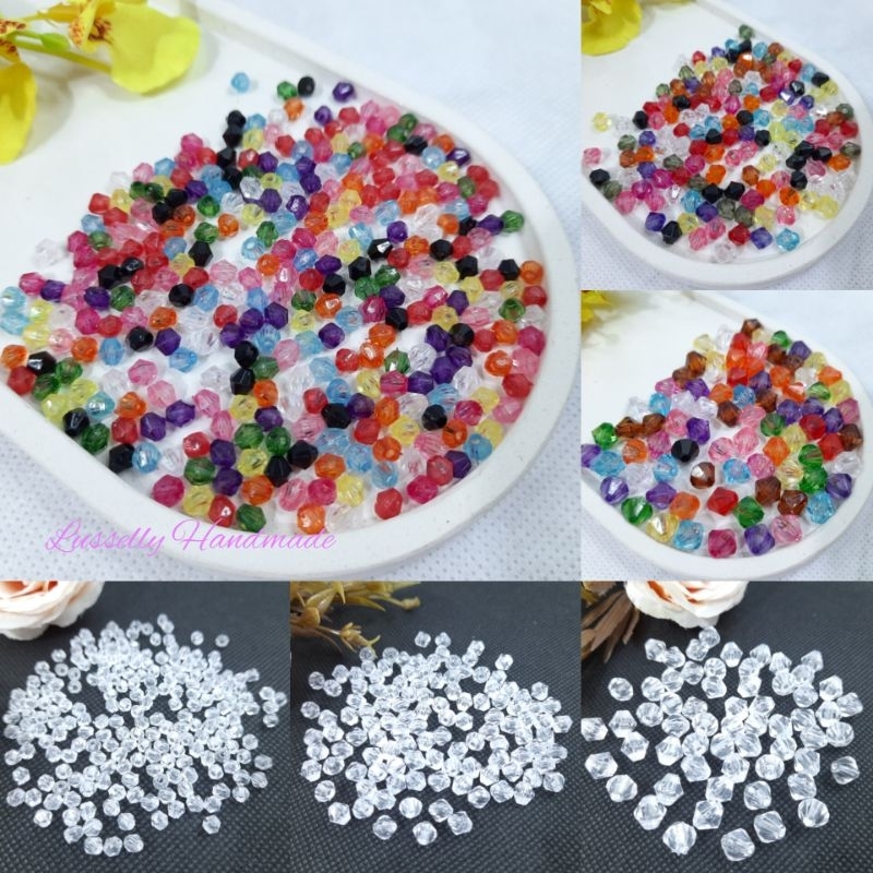 Jual Mote Diamond Bening Ukuran 4mm, 6mm dan 8mm | Shopee Indonesia