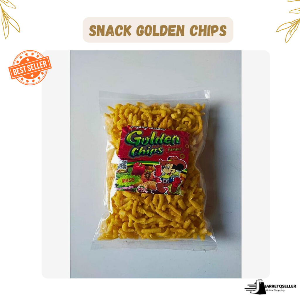 Jual 🆕 Snack Golden chips || Kripik Mass Potato chips Golden Chips 230 ...