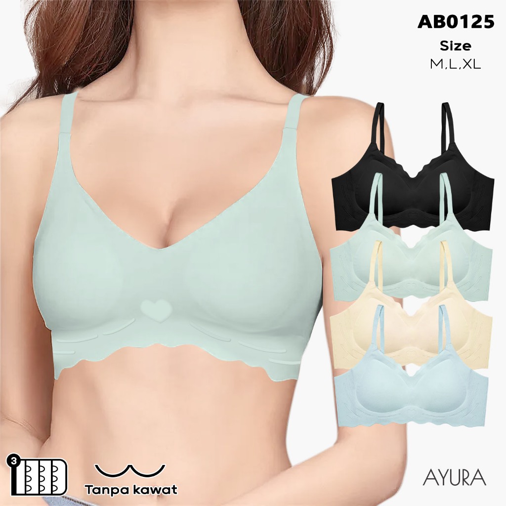 Jual AYURA Bra Seamless BH Polos Premium 0125 | Shopee Indonesia