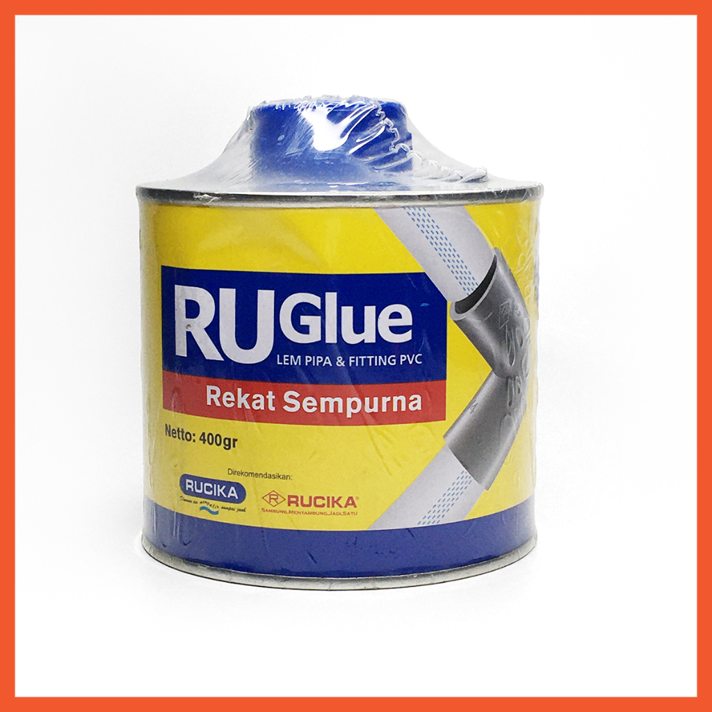 Jual Lem Pipa dan Fitting Rucika RUGlue 400 gram | Shopee Indonesia