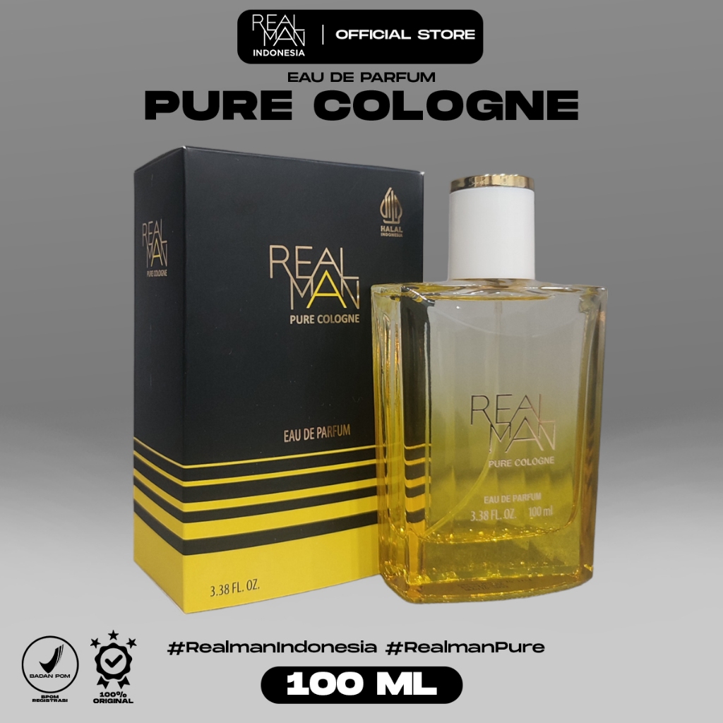 Jual Realman Eau De Perfume Pure Cologne 100ml | Shopee Indonesia