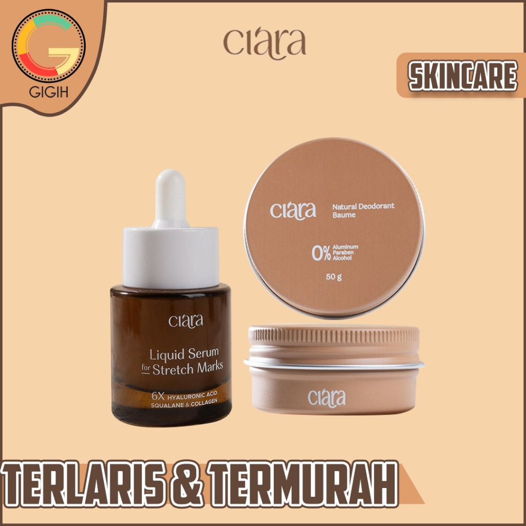 Jual CIARA LIQUID SERUM FOR STRETCH MARKS & NATURAL DEODORANT BAUME ( 0 ...