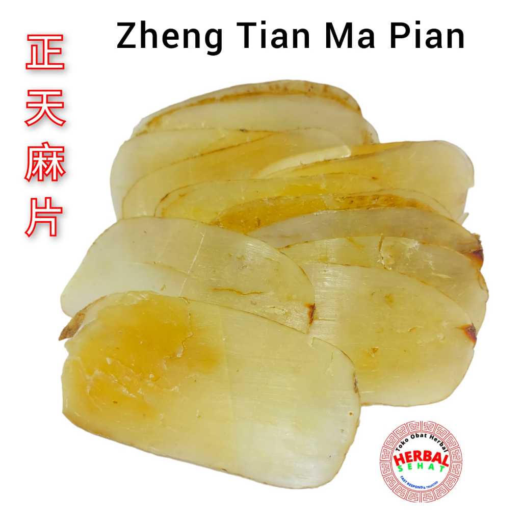 Jual Tian Ma Slice 100 Gram Ming Tian Ma Pian 明天麻片 Rhizoma Gastrodiae ...