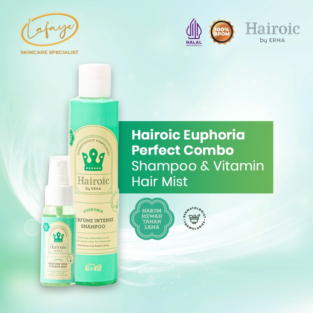 Jual Hairoic by ERHA - Shampoo dan Hair Mist Perfect Combo - Wangi ...