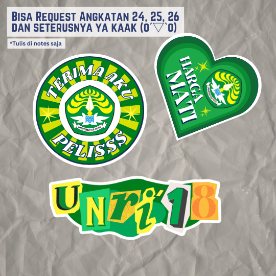 Jual STIKER SCRAPBOOK CAMABA UB | UNIVERSITAS BRAWIJAYA | StikerGW ...