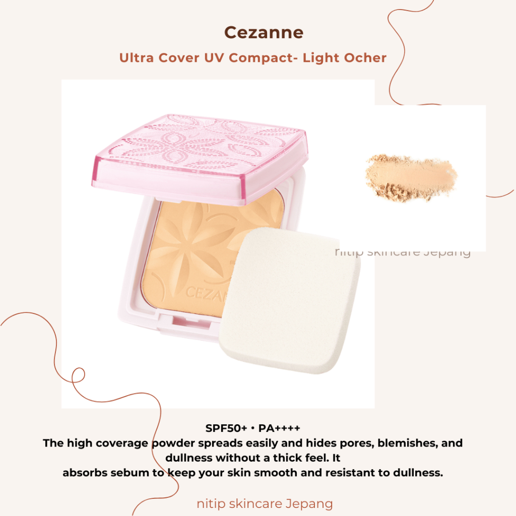 Jual PO Jepang -- cezanne UV powder, cezanne Ultra Cover UV Compact | Shopee Indonesia