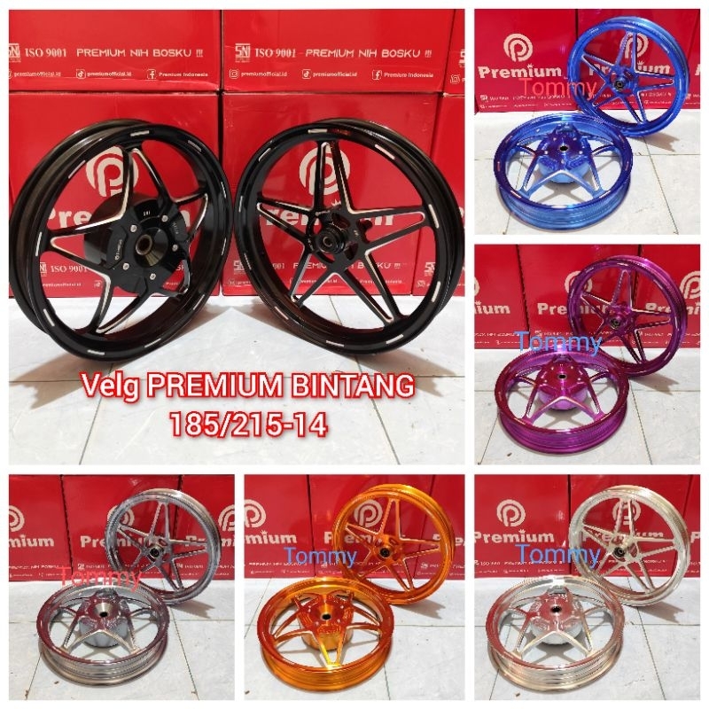 Jual Velg PREMIUM Vario 110 125 150 160 Stylo Cbs Beat Scoopy Spacy Genio Premium P5 Bintang V2 ...