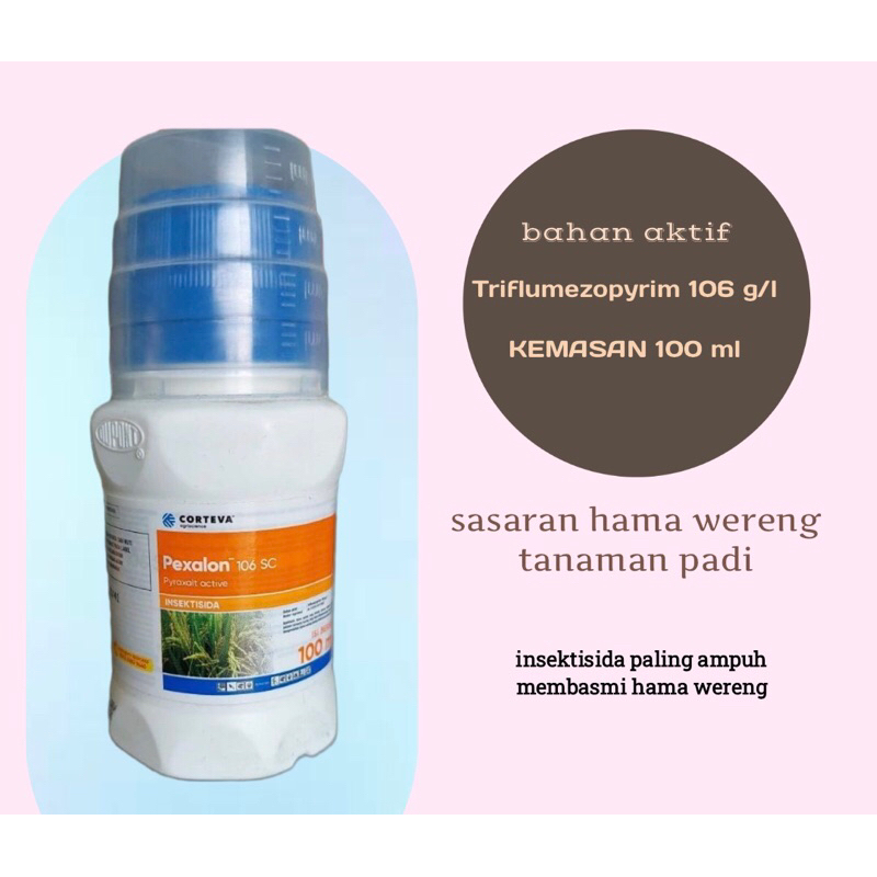 Jual Obat wereng padi insektisida DUPONT PEXALON 106 SC 100 ml | Shopee ...