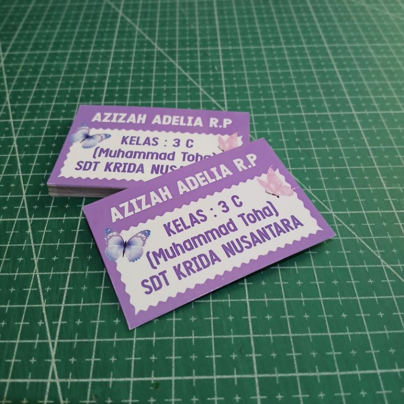 Jual Stiker Buku Sekolah Stiker Label Buku Sticker Buku | Shopee Indonesia