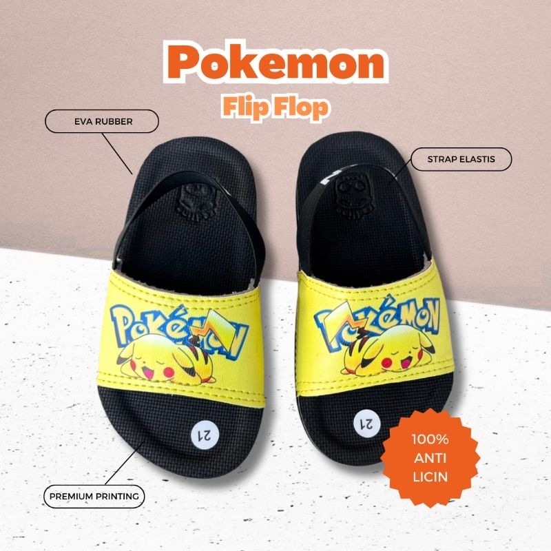 Jual sandal SELOP anak Redline POKEMON SELOP | Shopee Indonesia