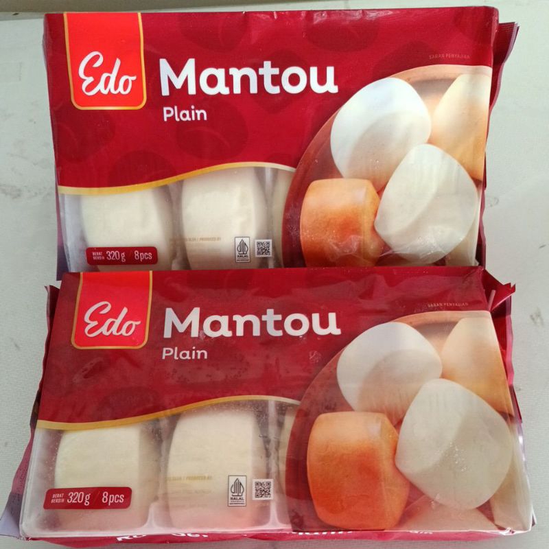 Jual EDO MANTOU PLAIN 320GR / MANTOU ORIGINAL ISI 8 | Shopee Indonesia