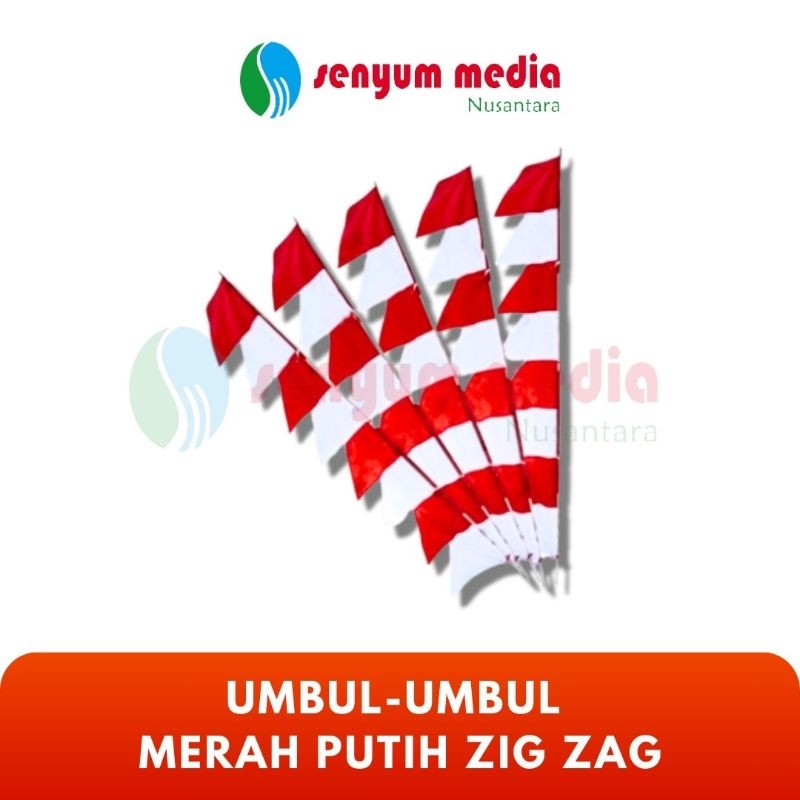 Jual BENDERA UMBUL-UMBUL MERAH PUTIH ZIG-ZAG 8 MATA POLOS | Shopee Indonesia