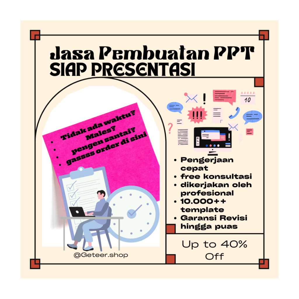 Jual JASA BUAT POWER POINT PPT | SLIDE | PRESENTASI | Shopee Indonesia