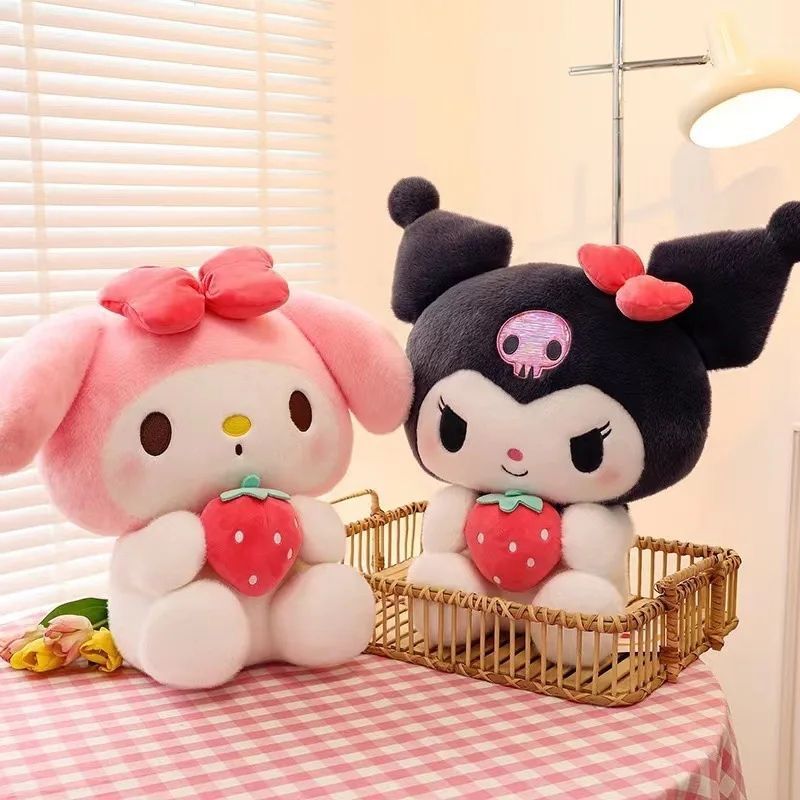 Jual Boneka Kuromi Hitam Putih Sanrieo Ukuran 25 cm Untuk Anak ...