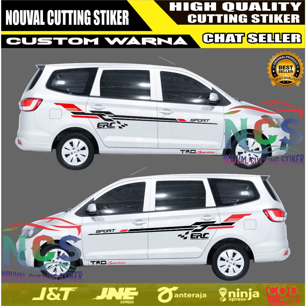 Jual 2pcs kanan kiri Stiker Lis Body Mobil Terbaru Cutting Stiker ...