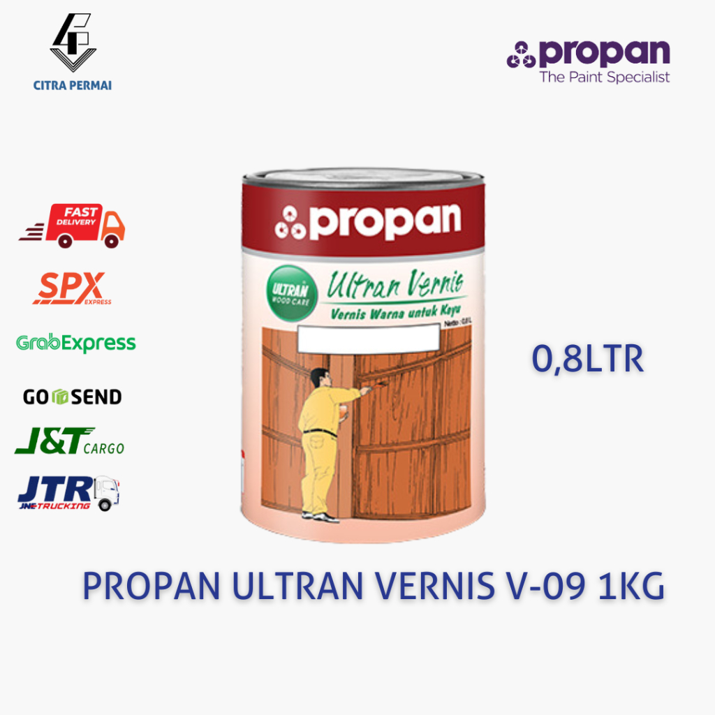 Jual CAT PROPAN ULTRAN VERNIS V-09 1KG (0,8 LITER) | Shopee Indonesia