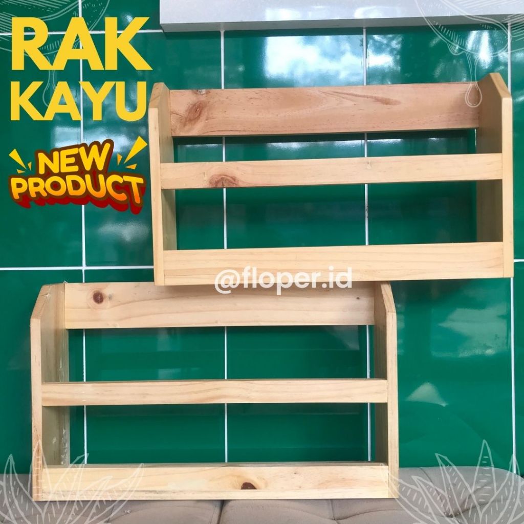 Jual Rak Dinding Kayu / rak dinding hiasan bunga / rak display bunga ...