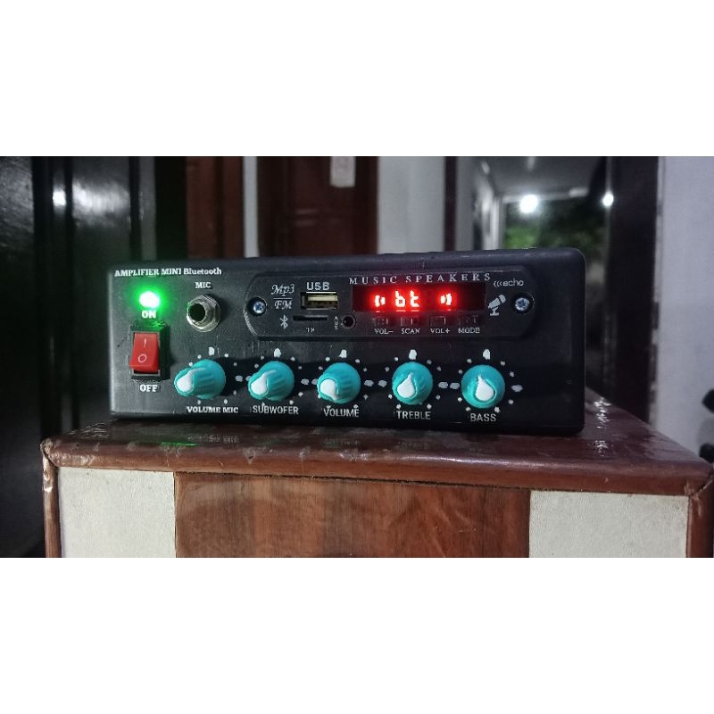 Jual Amplifier mini 12volt + Modul mp3 bt | Shopee Indonesia