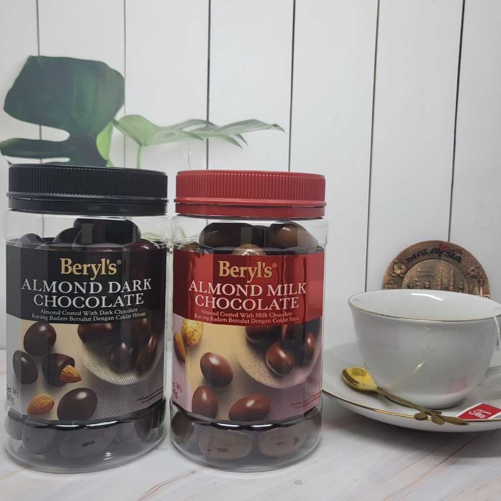 Jual Beryl's Almond dark chocolate | Cokelat Beryl's - Milk Choco ...