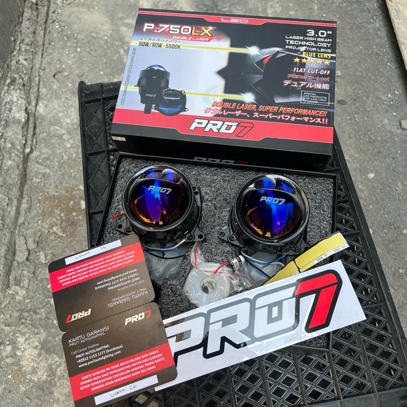 Jual BILED PRO7 P750LX 3inci DOUBLE MINILASER 50/80 WATT | Shopee Indonesia