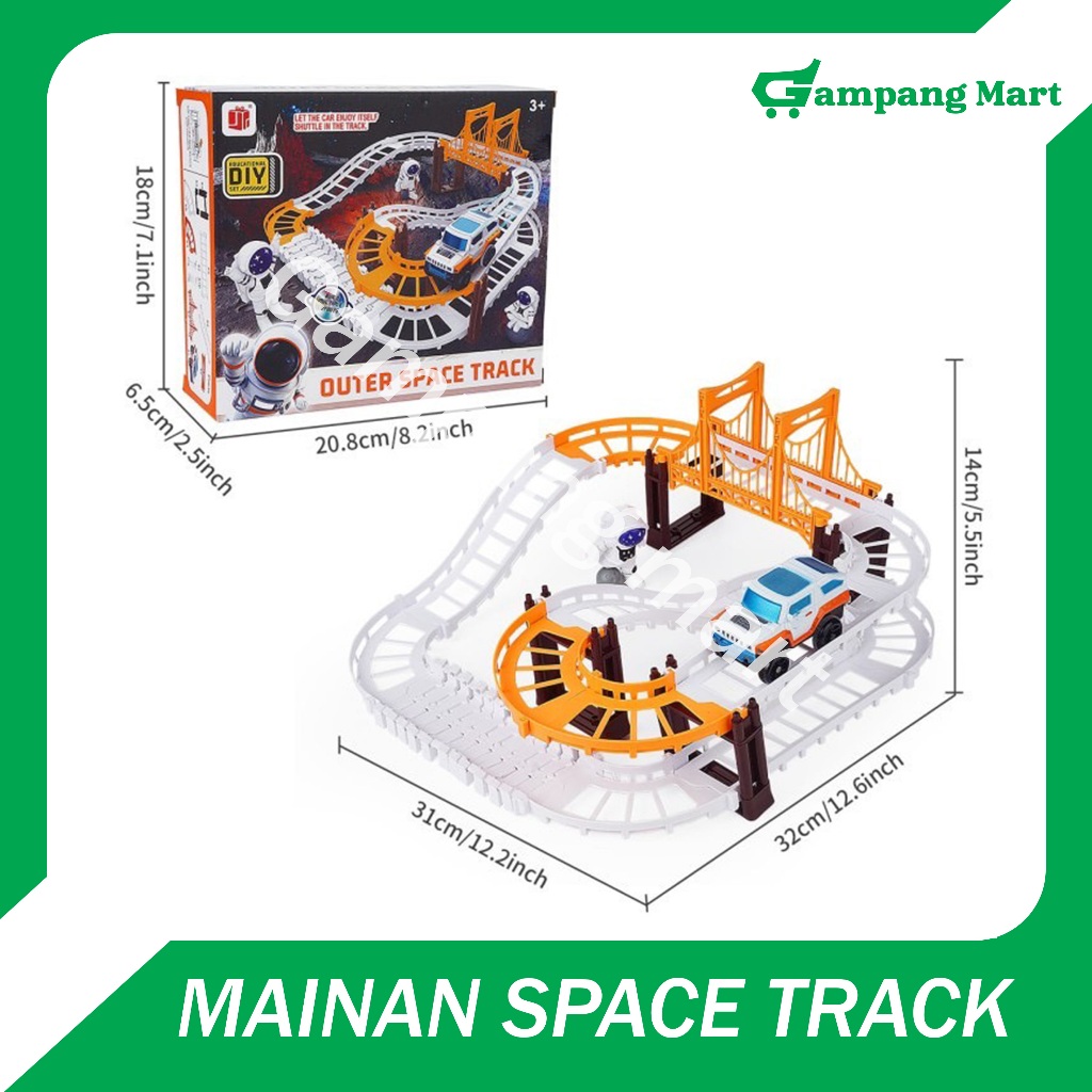 Jual Mainan Anak ASTRONOT OUTER SPACE TRACK Railway Car Track Rel Mobil ...