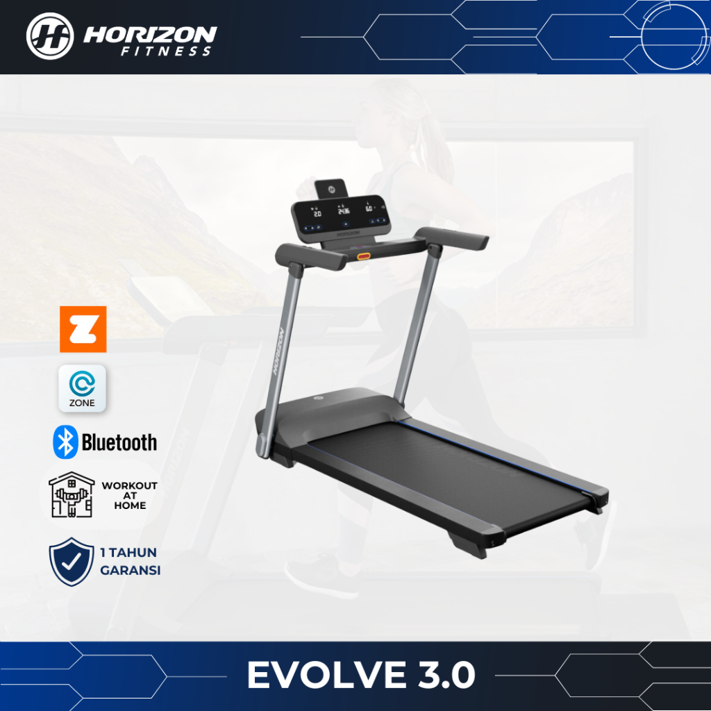 Jual Alat Fitness Horizon Fitness Treadmill Evolve 3.0 Treadmill ...