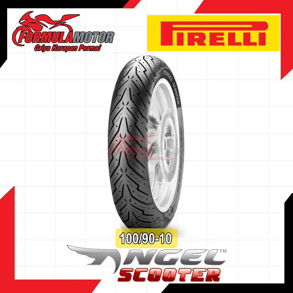 Jual 100/90-10 Pirelli Angel Scooter Ring 10 Tubeless - Ban Motor Vespa ...