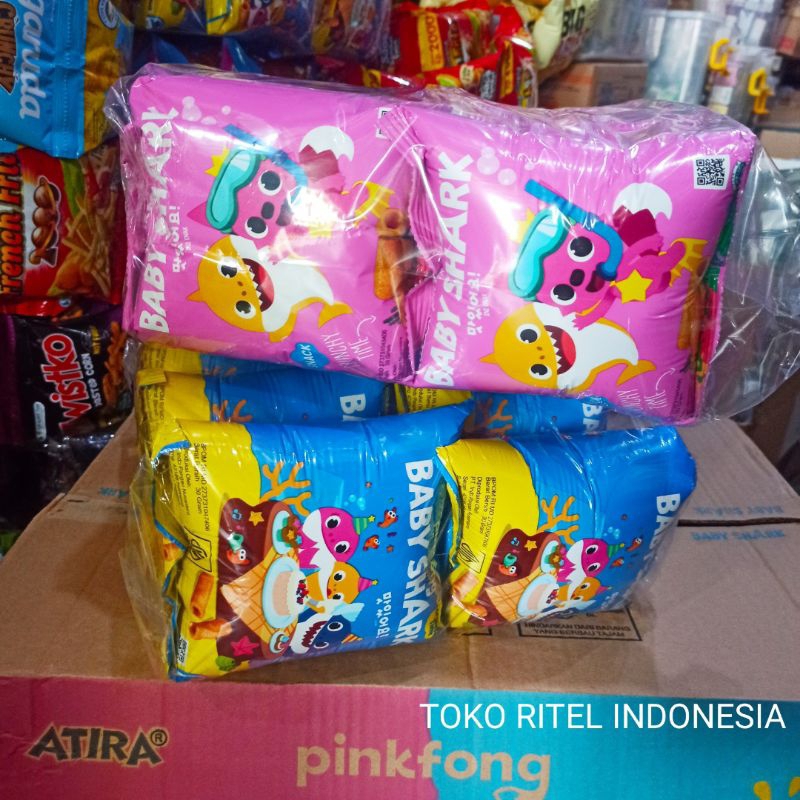 Jual Chiki Baby Shark Berhadiah (1 pak isi 10pcs)/Ciki Berhadiah Baby ...