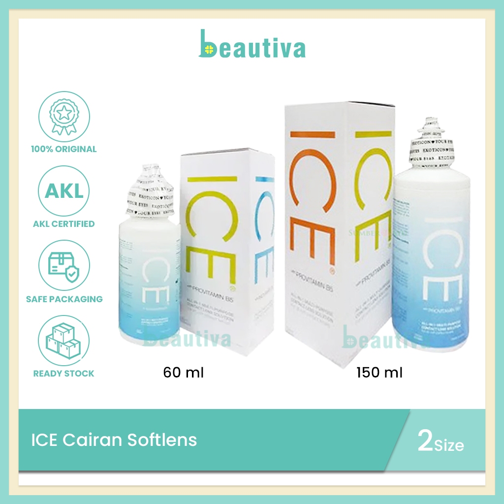 Jual ICE Cairan Softlens / Air Softlens With Pro Vitamin B5 | Shopee ...